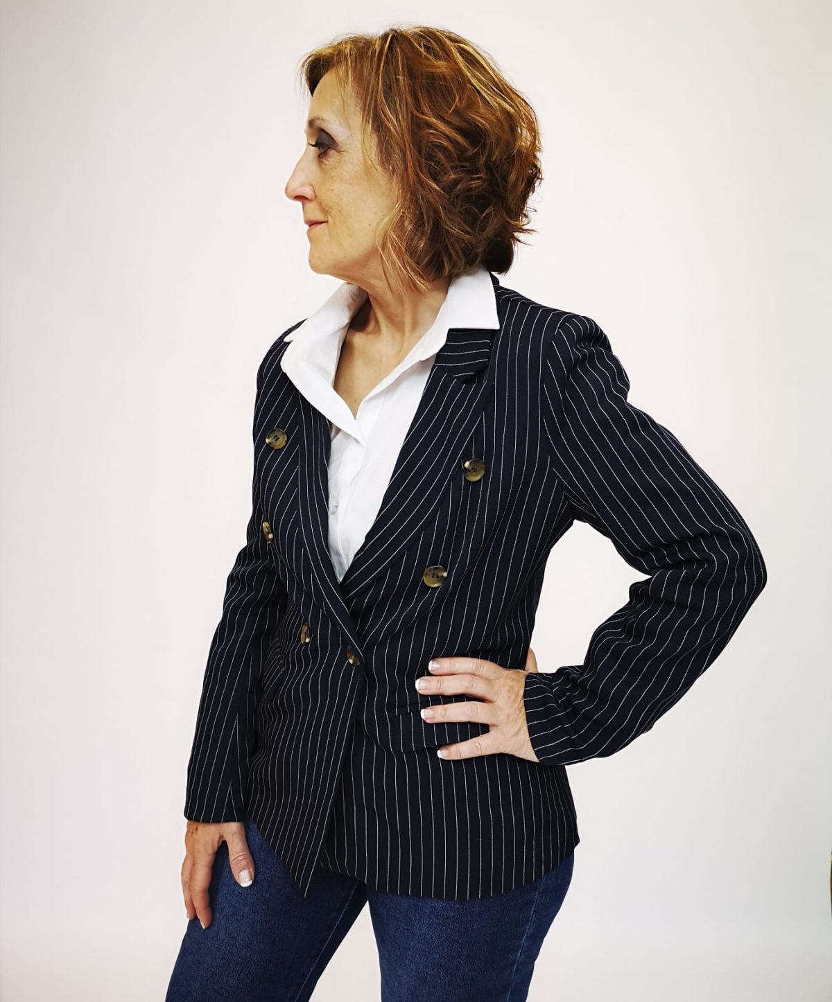 Chaqueta de raya diplomática - Jaime Santomé - Mujer